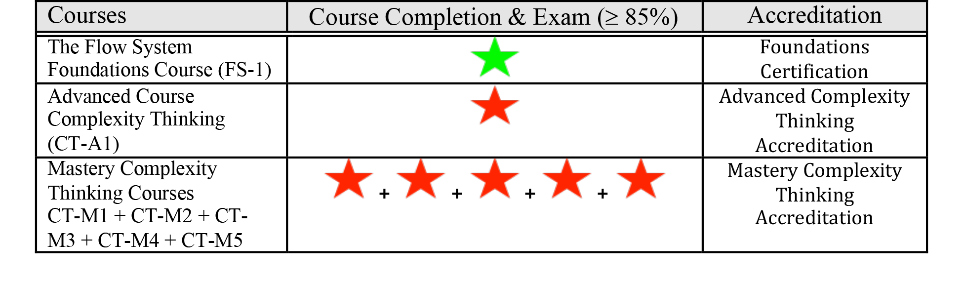 Mastery of Complexity Thinking – The Flow System